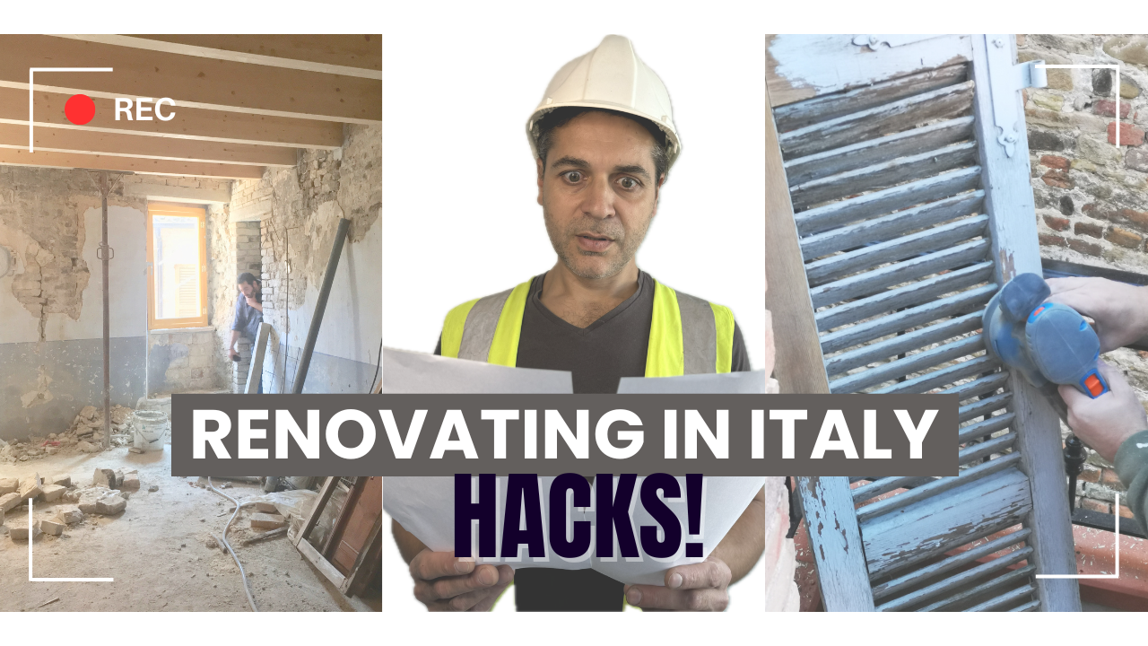 Ceiling Beam & Window Shutter Hacks & the Quirks of Italian Electricity ...